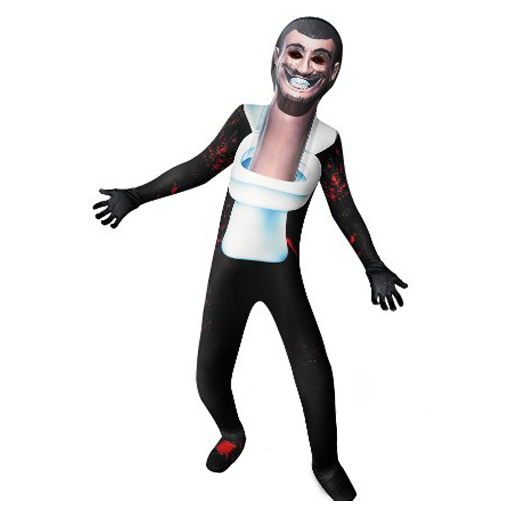 【Free Mask】ชุดคอสเพลย์ Skibidi Toilet เครื่องแต่งกายคอสเพลย์ ฮาโลวีน ...