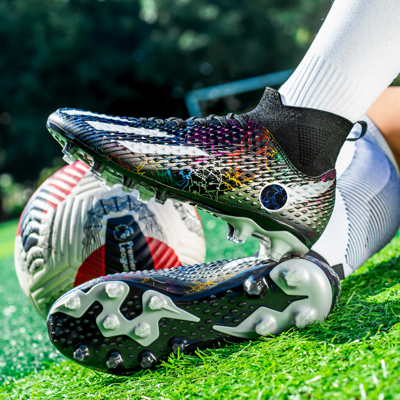 Messi FG/TF รองเท้าฟุตบอลกีฬากลางแจ้งเยาวชนคุณภาพสูงทนต่อแรงกระแทก ...