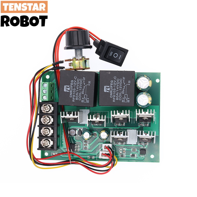 มอเตอร์ควบคุมความเร็ว 0~100% ปรับได้ DC 10-50V 40A DC PWM 12V 24V 48V ... มอเตอร์ควบคุมความเร็ว 0~100% ปรับได้ DC 10-50V 40A DC PWM 12V 24V 48V ...