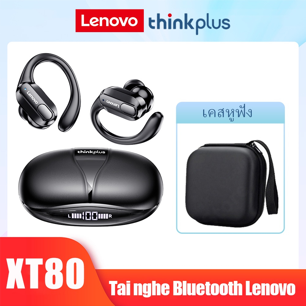หูฟังบลูทูธ lenovo XT80 thinkplus หูฟัง หูฟังบลูทู ธ หูฟังกีฬาไร้สายหู ...