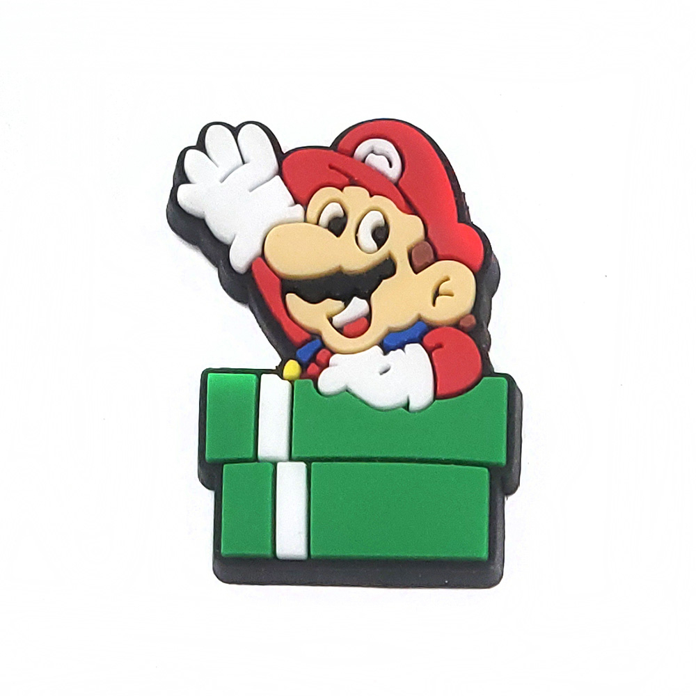 มาแรง เข็มกลัด ลายการ์ตูน Super Mario jibbitz สไตล์คลาสสิก สําหรับตก ...