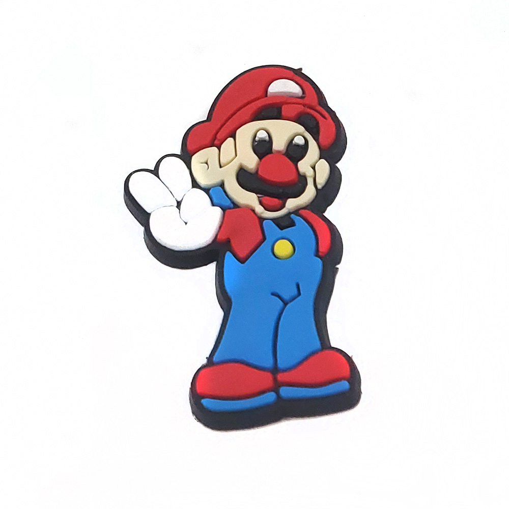 มาแรง เข็มกลัด ลายการ์ตูน Super Mario jibbitz สไตล์คลาสสิก สําหรับตก ...