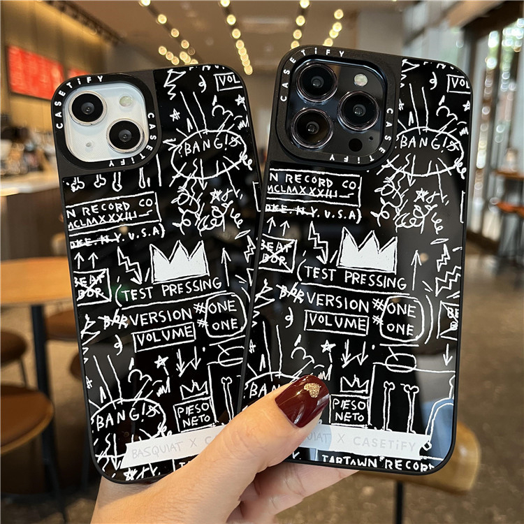 เคสไอโฟน 16/15/14/13/12/11 Pro max Graffiti Crown Silicone Compatible Case iPhone 11,12,13,14,15 ...