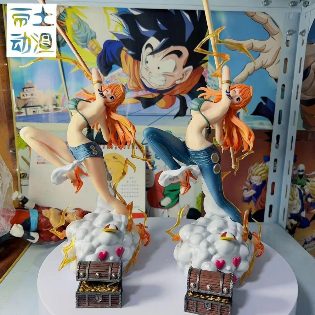 โมเดลฟิกเกอร์ One Piece GK Street Wear Emperor Robin Snake Jin Nami ...