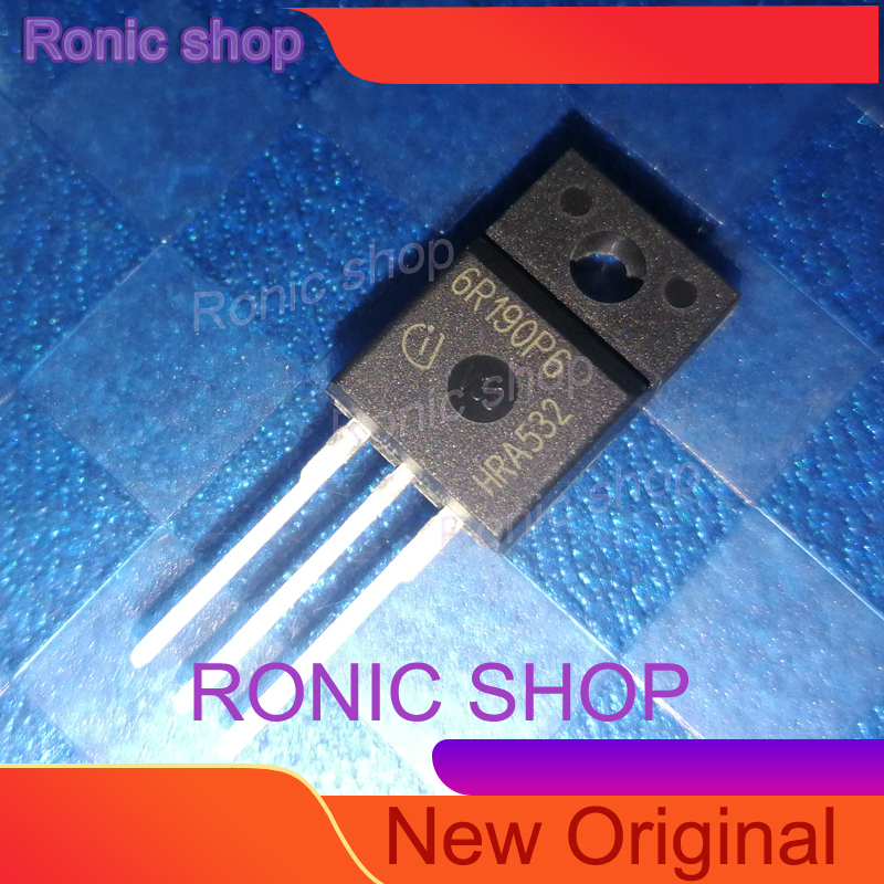 ทรานซิสเตอร์ มอสเฟต N-CHANNEL TO-220F TO220F 6R190P6 5 ชิ้น | Shopee ...