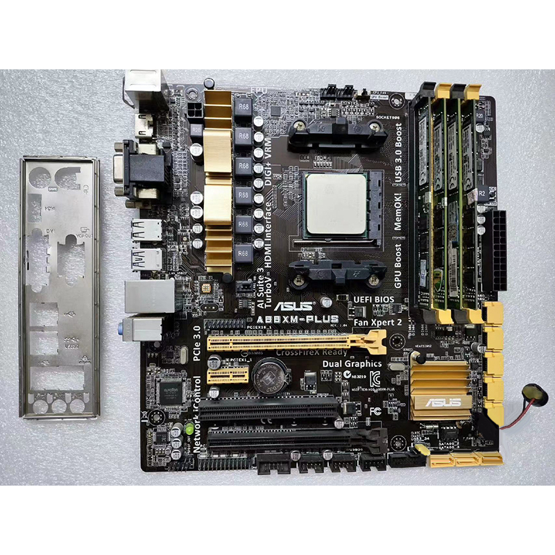 AMD A8 7650K quad core CPU+Asus A88XM PLUS /A88XM-A DDR3 FM2+ชุดเมนบอร์ด | Shopee Thailand