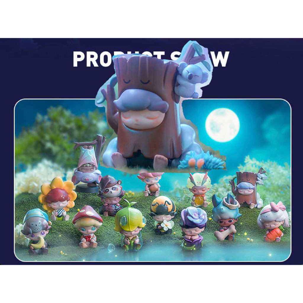 ของแท้ POPMART Dimoo Forest Night 12box（MAY HAVE SECRET）/Secret:Stump ...