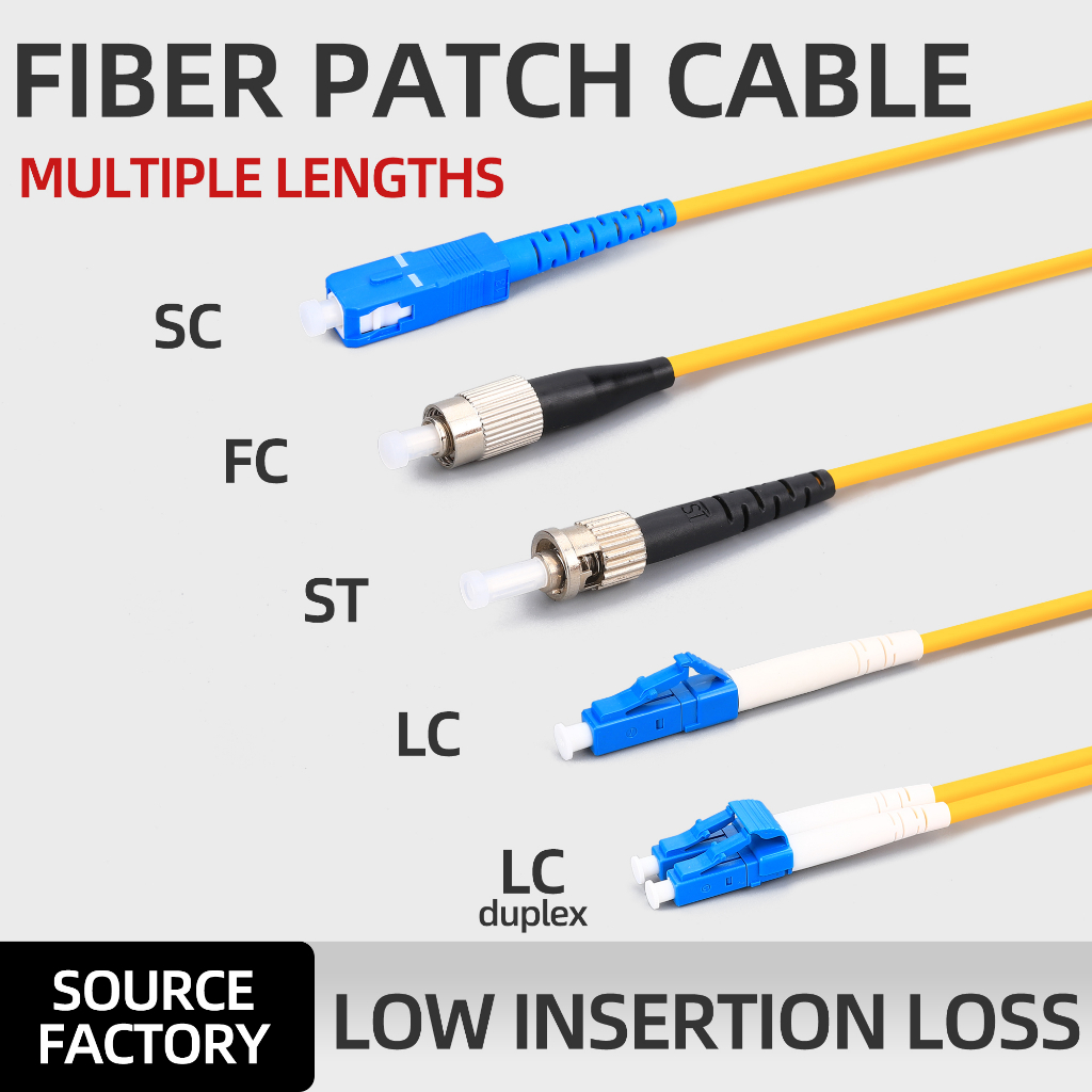 3M/5M/10M SC/UPC-SC/UPC Simplex 9/125 Single Mode SM Fiber Optic Cable Patch Cord Fiber Jumper ...