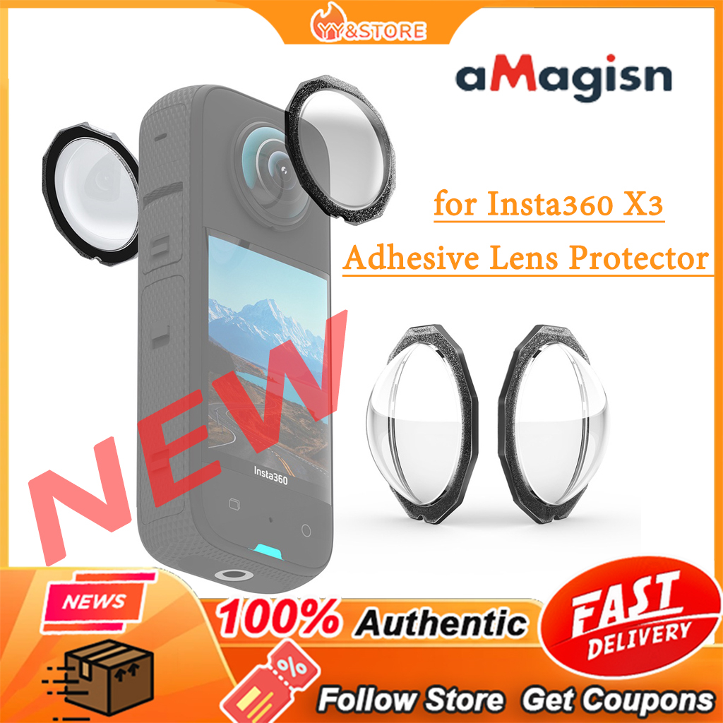 Amagisn Insta360 X3 กาวป้องกันเลนส์กล้องแอคชั่น | Shopee Thailand