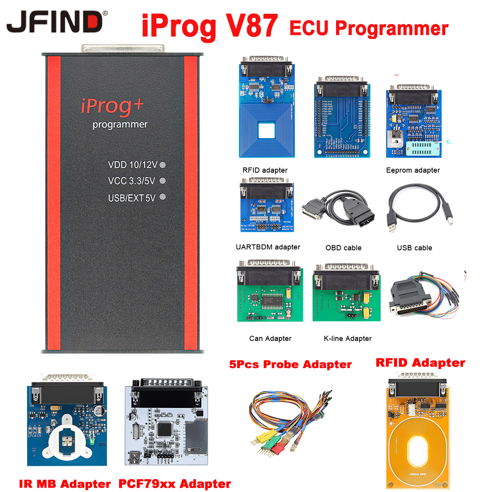 Iprog Pro V87 Full ECU Key Programmer Iprog + V87 2019 เครื่องมือรถยนต์ ...