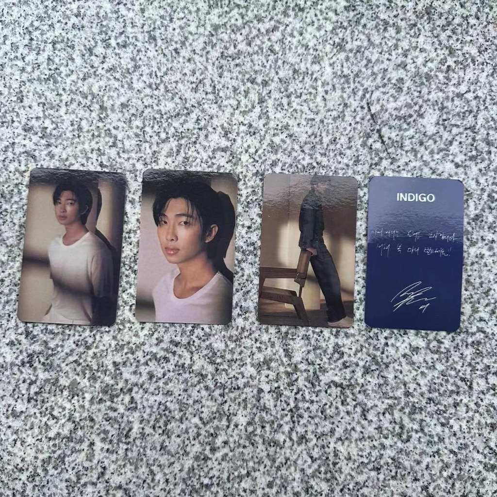 โฟโต้การ์ด อัลบั้ม BTS RM Kim Namjoon solo INDIGO RM M2U kpop | Shopee ...