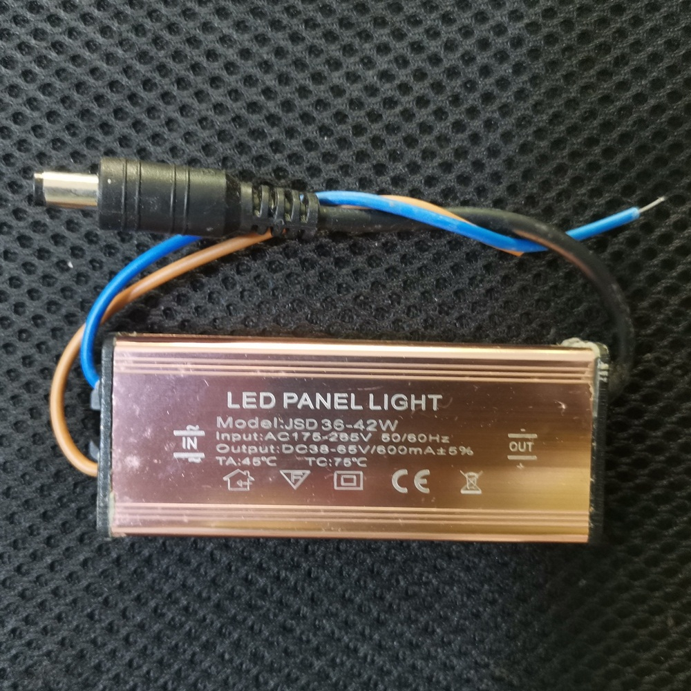 ไดรเวอร์ LED 36W-42W 48W-52W ปลั๊กอินพุต DC AC 175-265V 600mA กันน้ํา ...