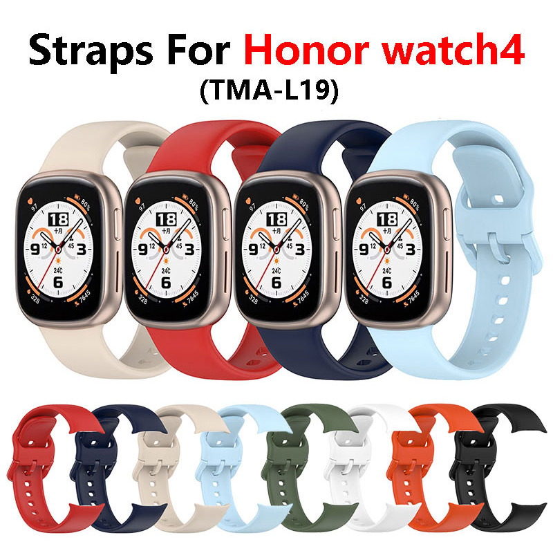 สายนาฬิกาข้อมือซิลิโคน แบบเปลี่ยน สําหรับ Honor Watch 4 Honor Watch 4 TMA-L19 | Shopee Thailand