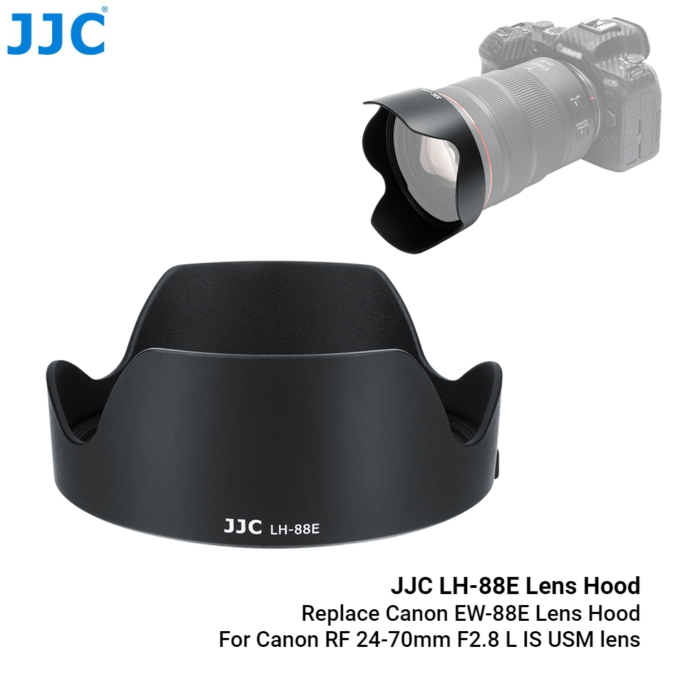 JJC Lens Hood ฝาครอบเลนส์กล้อง Canon RF 16mm / 35mm / 50mm F1.8 STM / 85mm F2 / 15-35mm / 24 ...