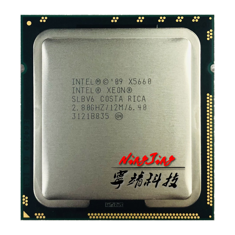 โปรเซสเซอร์เวอร์ CPU Intel Xeon X5660 2.8 GHz Six Core 12M LGA1366 ...