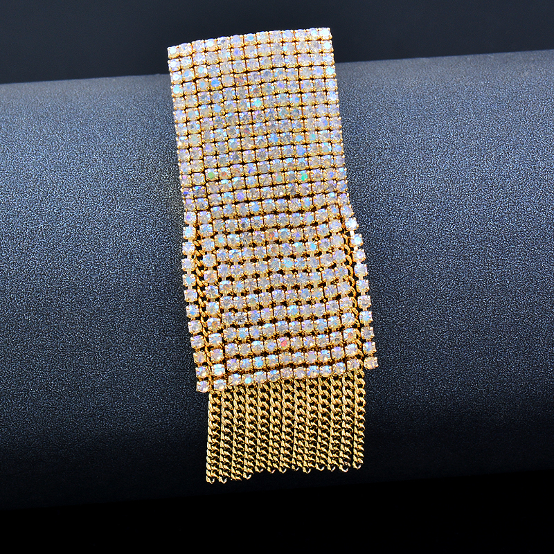 Sinleery เข็มกลัดคริสตัล ประดับพู่ หรูหรา เครื่องประดับแฟชั่น สําหรับผู้หญิง งานแต่งงาน XZ214 ...