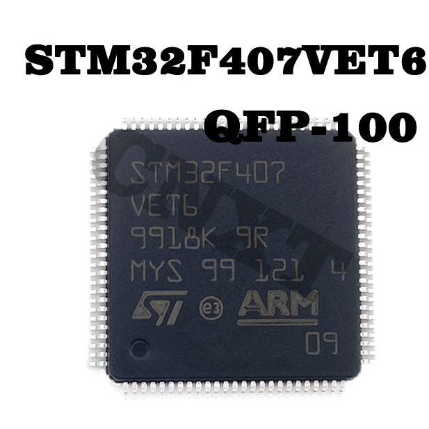 1 ชิ้นใหม่ต้นฉบับ STM32F407 STM32F407VET6 QFP-100 ชิปไมโครคอนโทรลเลอร์ | Shopee Thailand