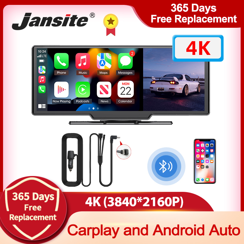 Jansite กล้องบันทึกวิดีโอ 10.26 ความละเอียดสูง 4K GPS 1080P WIFI เลนส์ ...