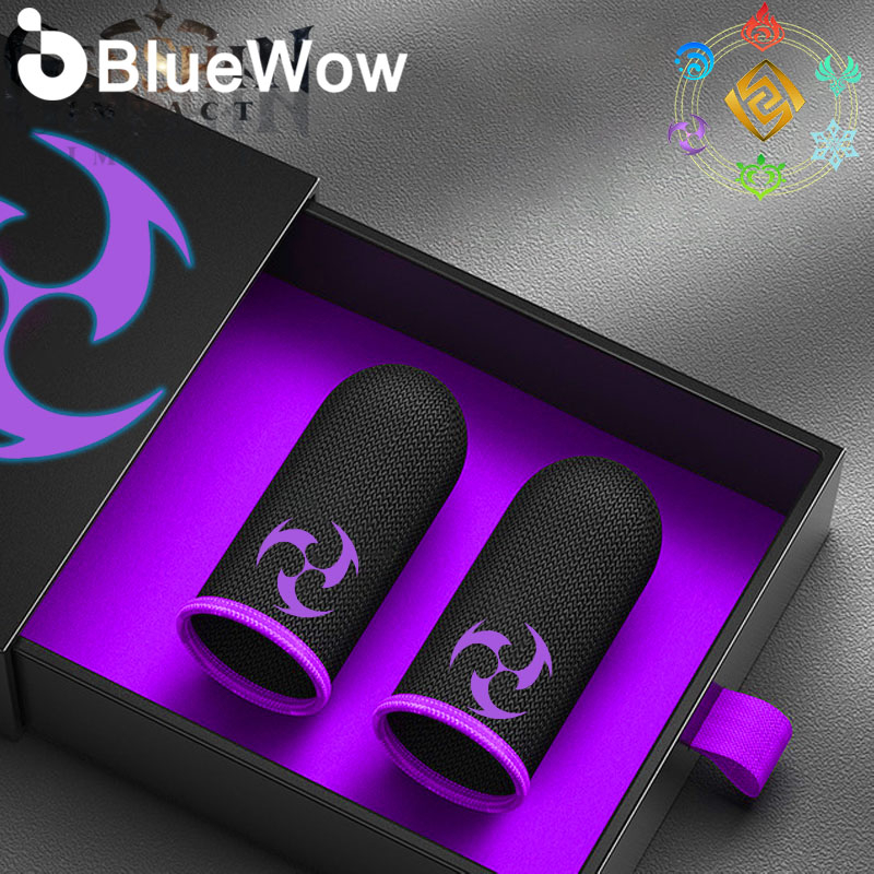 Bluewow ถุงมือนาโนไฟเบอร์ กันเหงื่อ ระบายอากาศ แบบบาง สําหรับเล่นเกม Pubg Genshin | Shopee Thailand