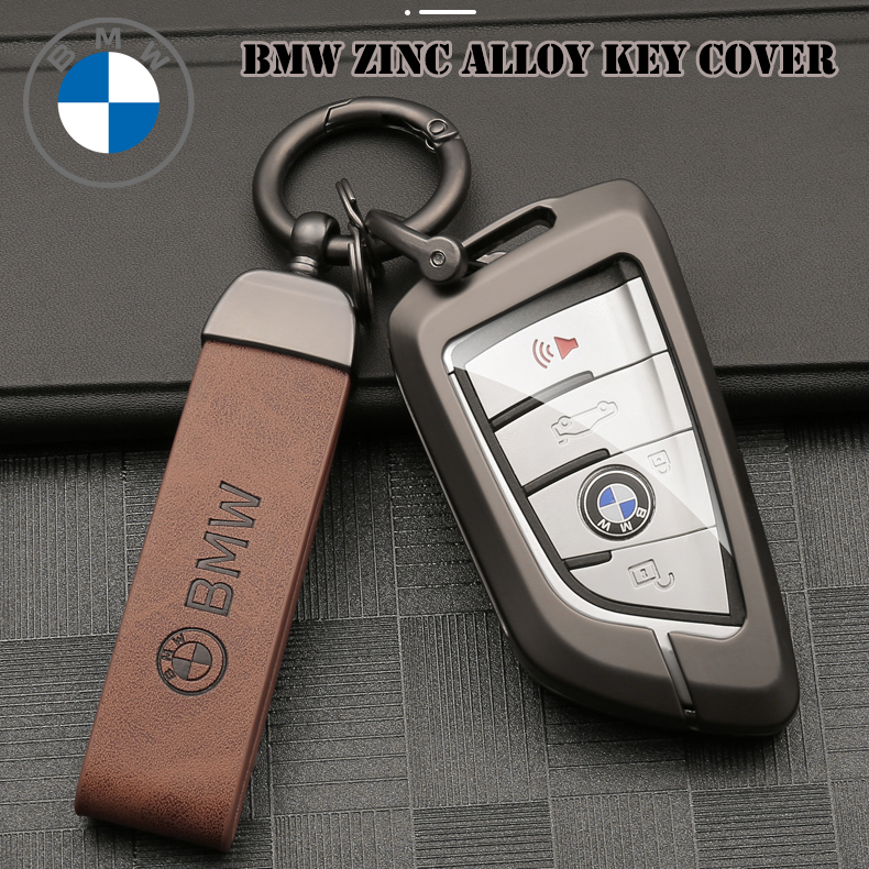 เคสกุญแจรีโมตรถยนต์ โลหะผสมสังกะสี สําหรับ BMW 1 2 3 4 5 series X1 X2 ...