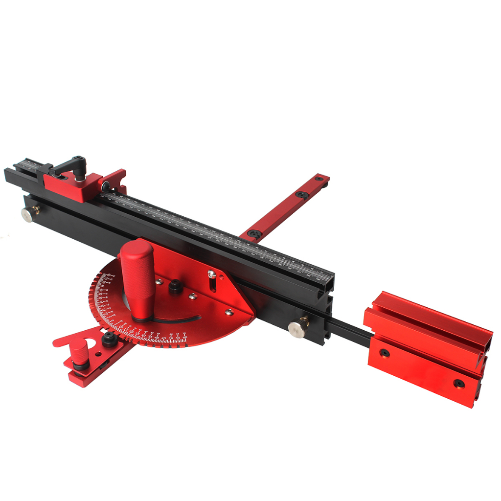 Table Saw Miter Gauge Extension Fence System With Aluminum Miter ...