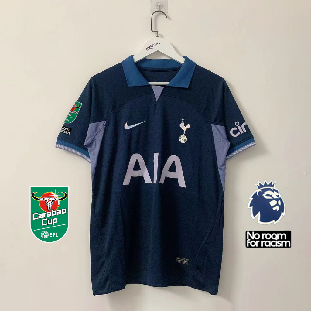 เสื้อกีฬาแขนสั้น ลายทีมชาติฟุตบอล Tottenham Hot.spur 23 24 ชุดเยือน ไซซ์ S - 4XL | Shopee Thailand