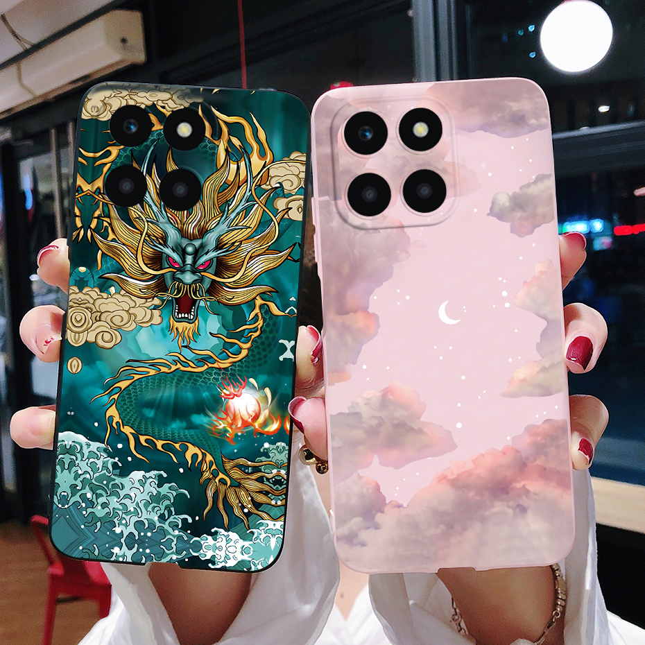 เคสซิลิโคนนิ่ม ลายมังกร สําหรับ Honor X6A 4G 2023 HonorX6A X 6A WDY-LX1 ...