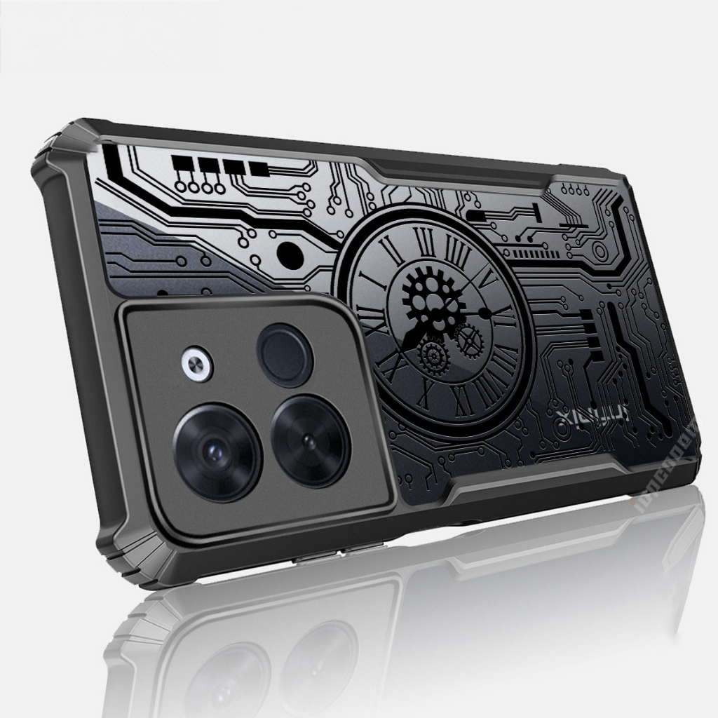 [ใหม่]นาฬิกากลแผนภาพเคสโทรศัพท์Infinix GT G30 20 10 ProกรณีInfinix Zero ...