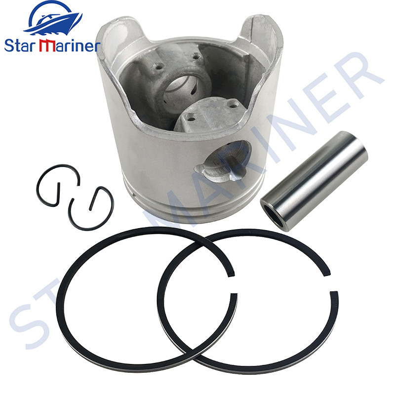 ลูกสูบ และแหวน 6K5-11631 6K5-11601 STD สําหรับมอเตอร์นอกเรือ Yamaha 2T ...