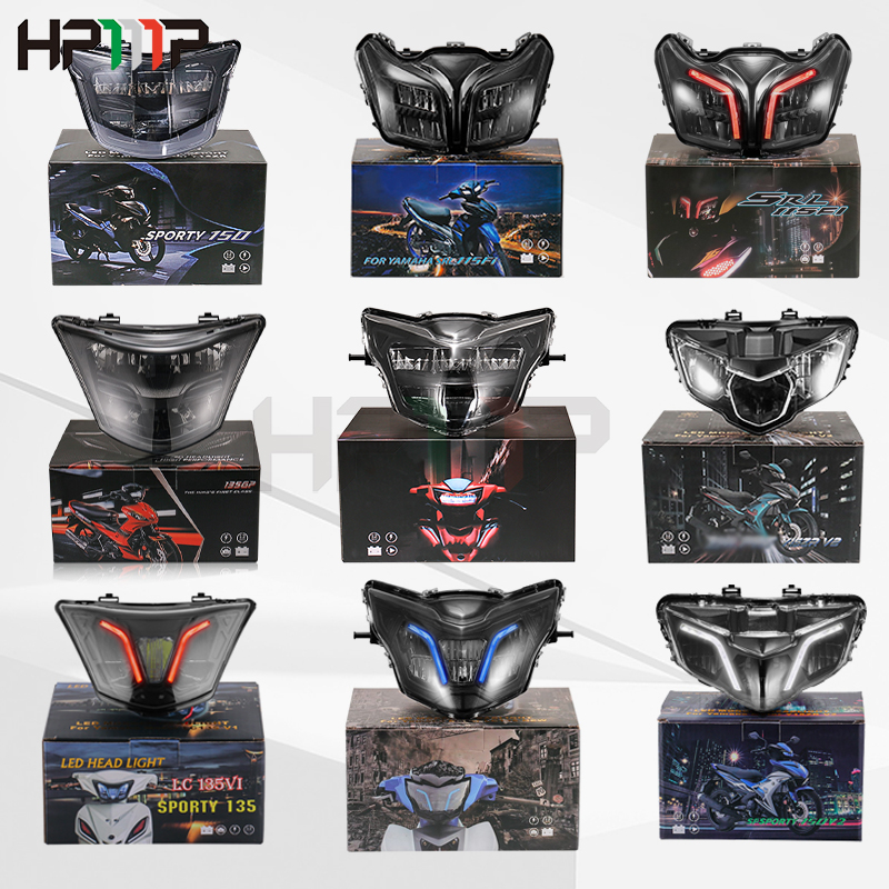 Yamaha ไฟหน้า Exciter 135 เก่าใหม่ Exciter 150 LC135 V1 V2 V3 V4 V5 V6 ...