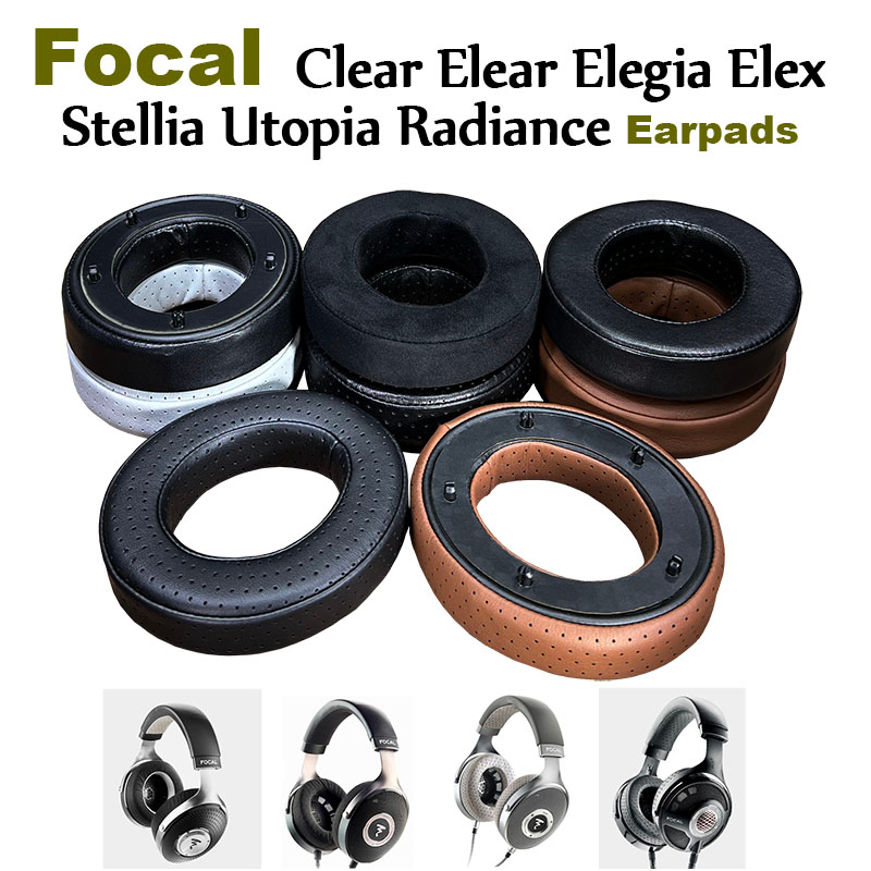 ฟองน้ําครอบหูฟัง หนังแกะ หนังแกะ แบบเปลี่ยน สําหรับ FOCAL Clear Elear Elegia Elex Stellia Utopia ...