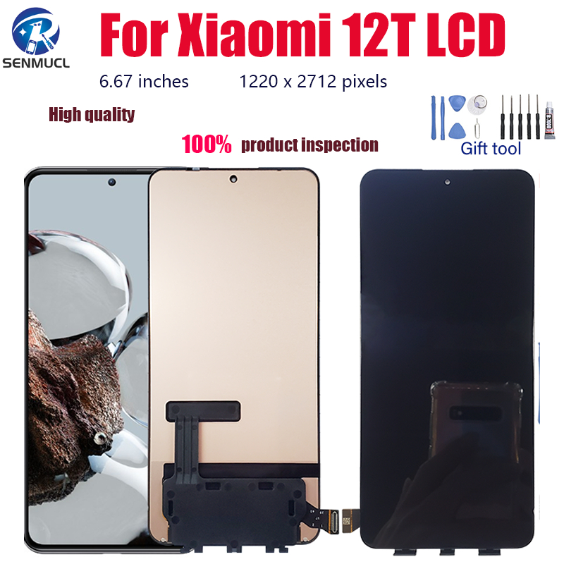แผงหน้าจอสัมผัสดิจิทัล LCD พร้อมกรอบ สําหรับ Xiaomi 12T | Shopee Thailand