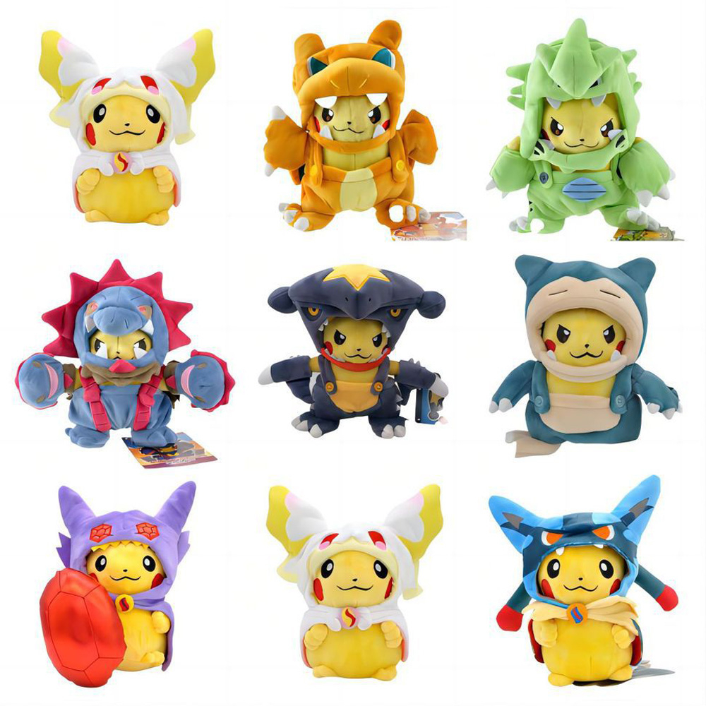 ตุ๊กตาฟิกเกอร์ Pokemon Pikachu Snorlax Lucario Charizard X/Y Rayquaza ...