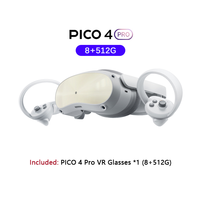 Pico 4 Pro VR แว่นตา All-in-one 8 + 512G รองรับ Eye Tracking Facial Expression จับ 6dof เชิง ...