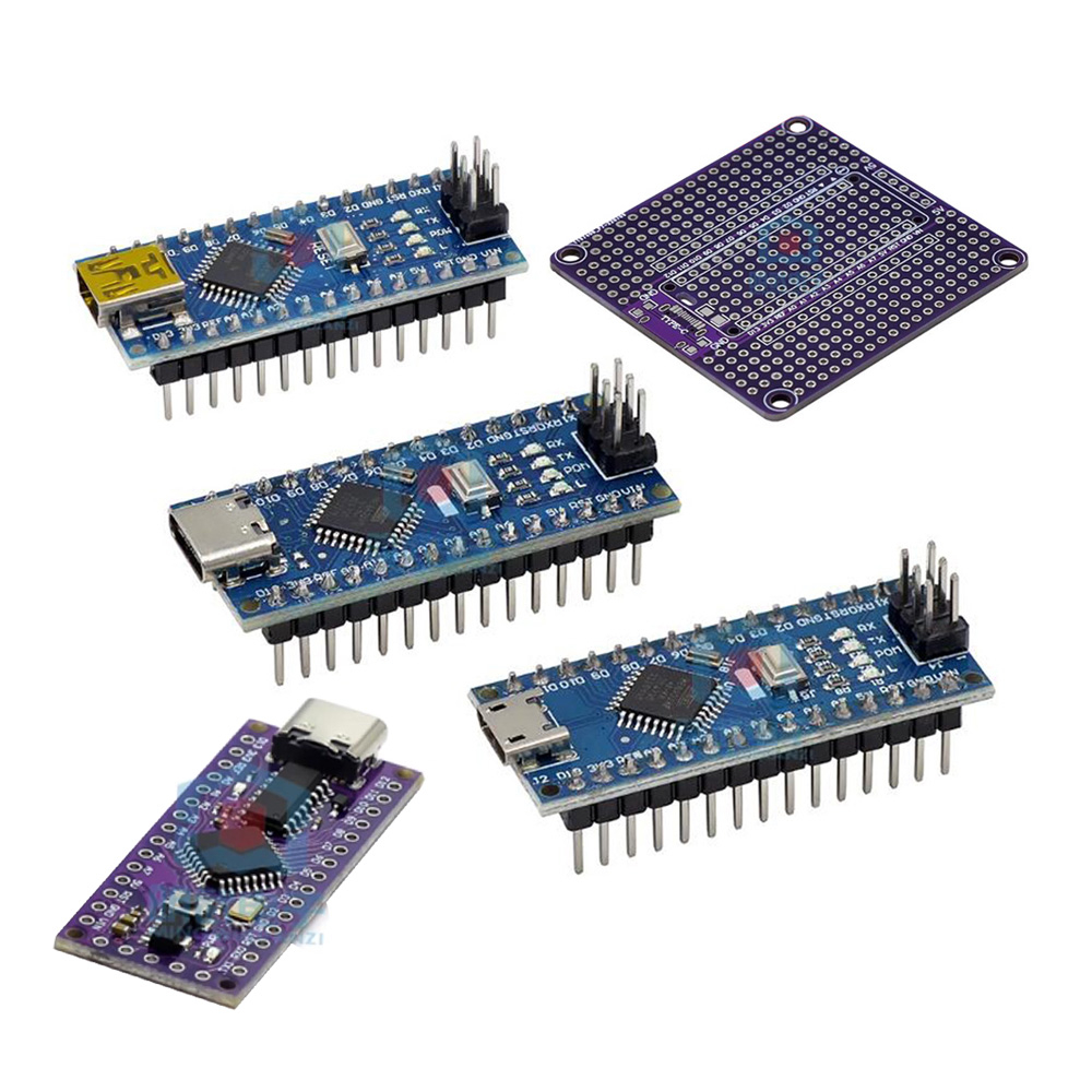 บอร์ดไมโครคอนโทรลเลอร์ MINI USB Nano V3.0 ATmega328P CH340G 5V 16M ...