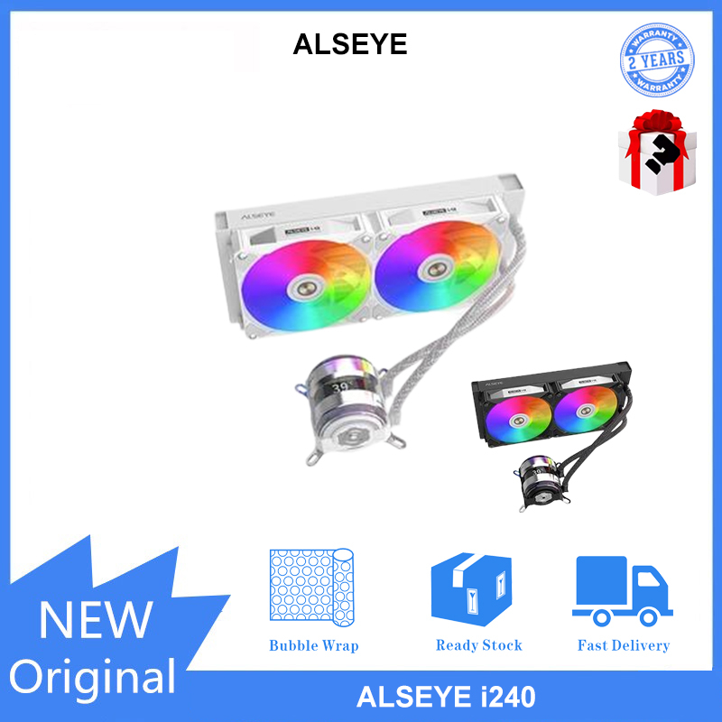 Alseye i240 พัดลมระบายความร้อน CPU พร้อมหัวปั๊มคู่ หน้าจอแสดงอุณหภูมิ ...