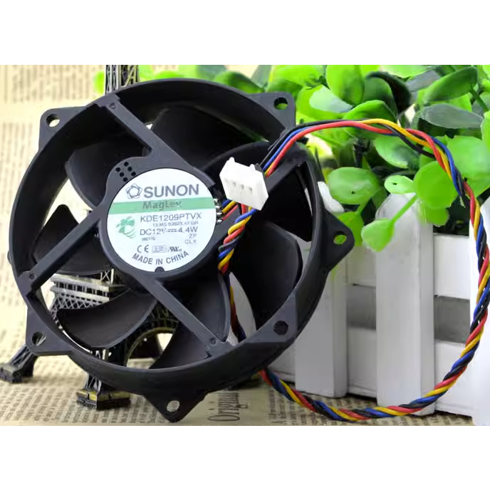 Taijun TAJUN 9 ซม. 9025 พัดลม แม็กเลฟ 4 พิน KDE1209PTVX 12V 4.4W รอบ ...