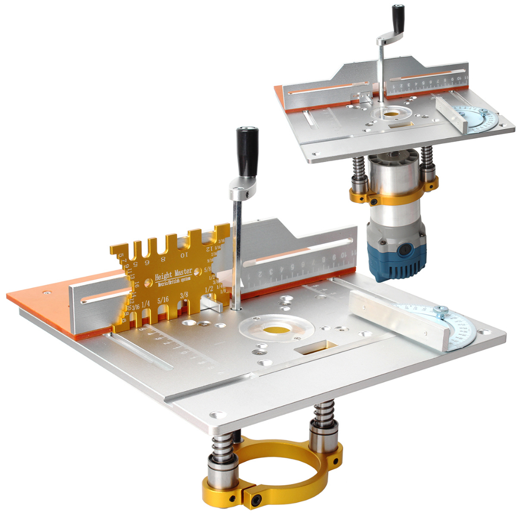 Router Table Insert Plate +Lift Device Electric Wood Milling Flip Board ...