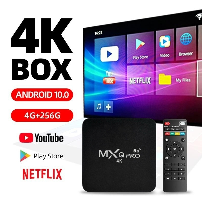 ใหม่ กล่องแอนดรอยด์ WiFi 4K 2.4G เครือข่าย 16GB+256GB Allwinner h3 Android Box สําหรับเล่นวิดีโอ ...