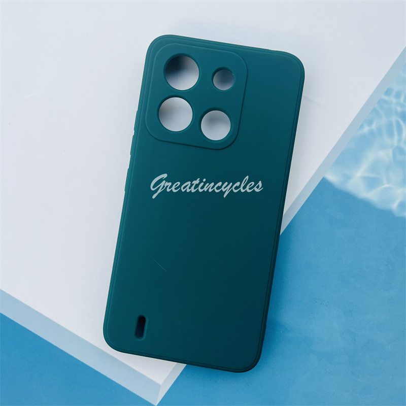 เคสโทรศัพท์มือถือ ซิลิโคนนิ่ม เนื้อแมตต์ สีแคนดี้ สําหรับ Itel A04 ...