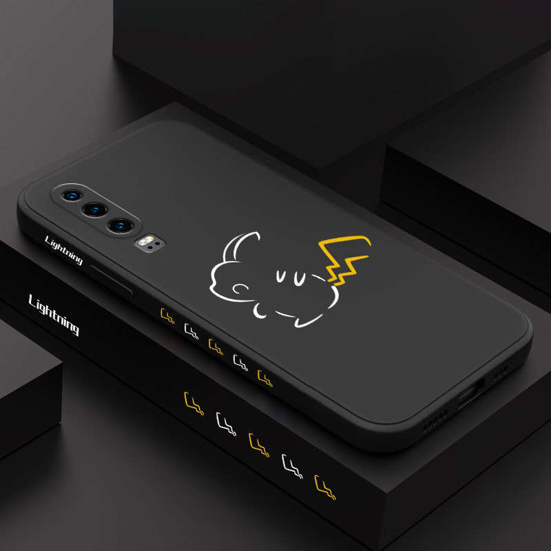 เคสโทรศัพท์ซิลิโคน TPU ป้องกันรอบด้าน ลาย Lightning Pika สําหรับ Huawei ...