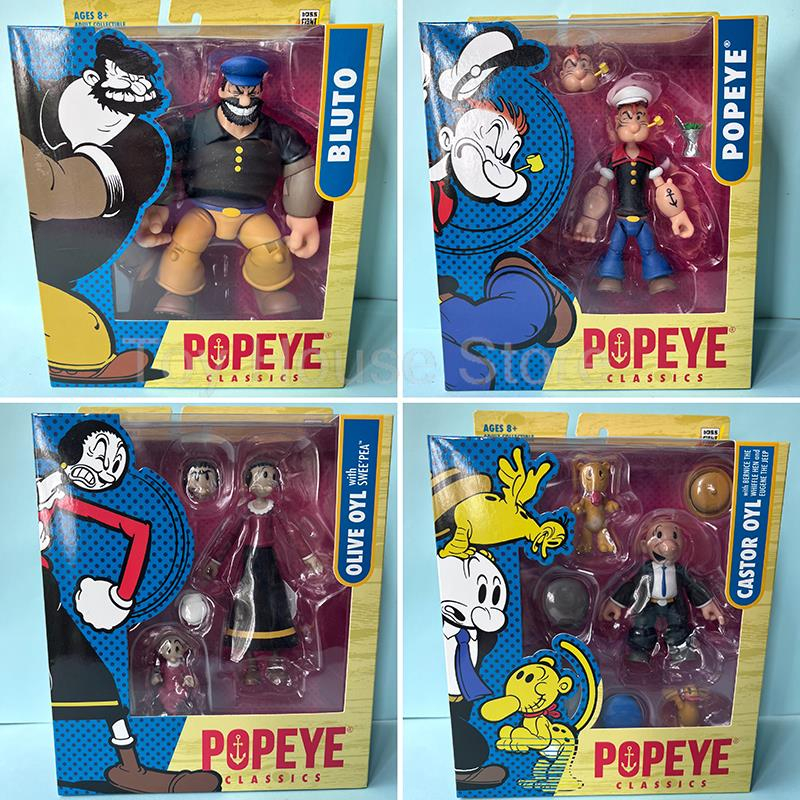 โมเดลฟิกเกอร์ Popeye Castor Oyl Youtooz Bluto Poopdeck Pappy Popeye ของ ...