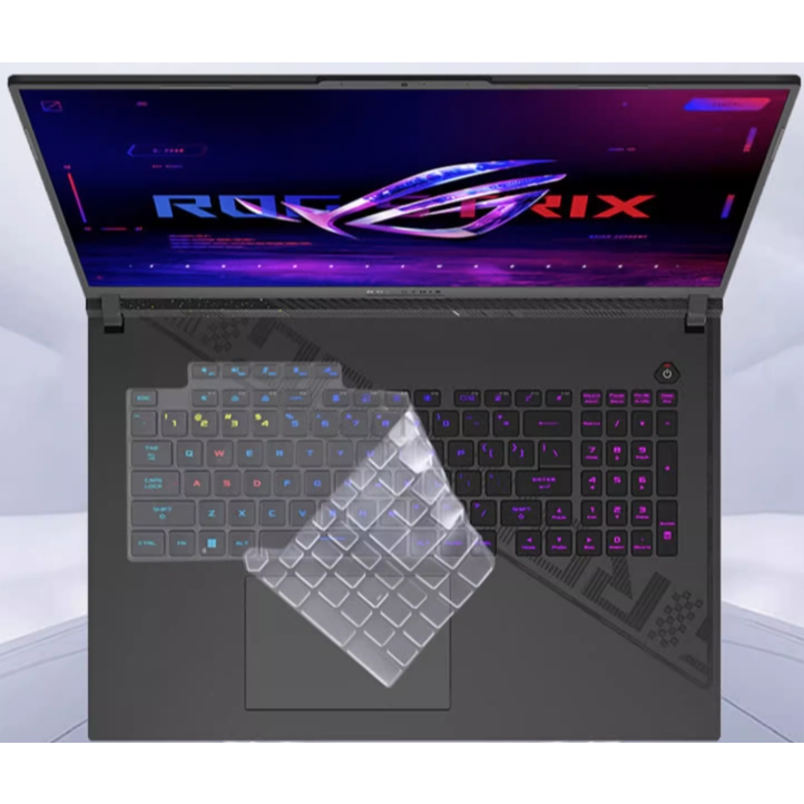 แผ่นฟิล์ม TPU ป้องกันฝุ่น กันน้ํา สําหรับคีย์บอร์ด ASUS Gaming ROG ...