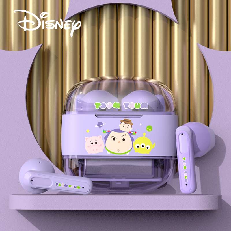 Disney A11 หูฟังบลูทูธไร้สาย 5.3 HD คุณภาพเสียง กันน้ํา หูฟังอินเอียร์ ...