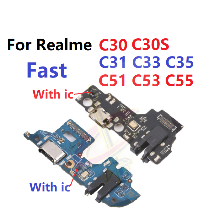 แพรตูดชาร์จ ตูดชาร์จ (Charging board) สายชาร์จ สําหรับ Realme C30 C30S ...
