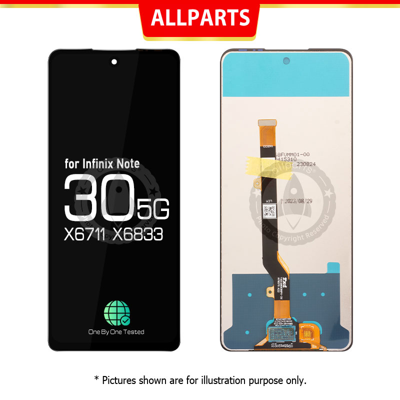 Allparts อะไหล่หน้าจอสัมผัส Lcd แบบเปลี่ยน สําหรับ Infinix Note 30 5G ...