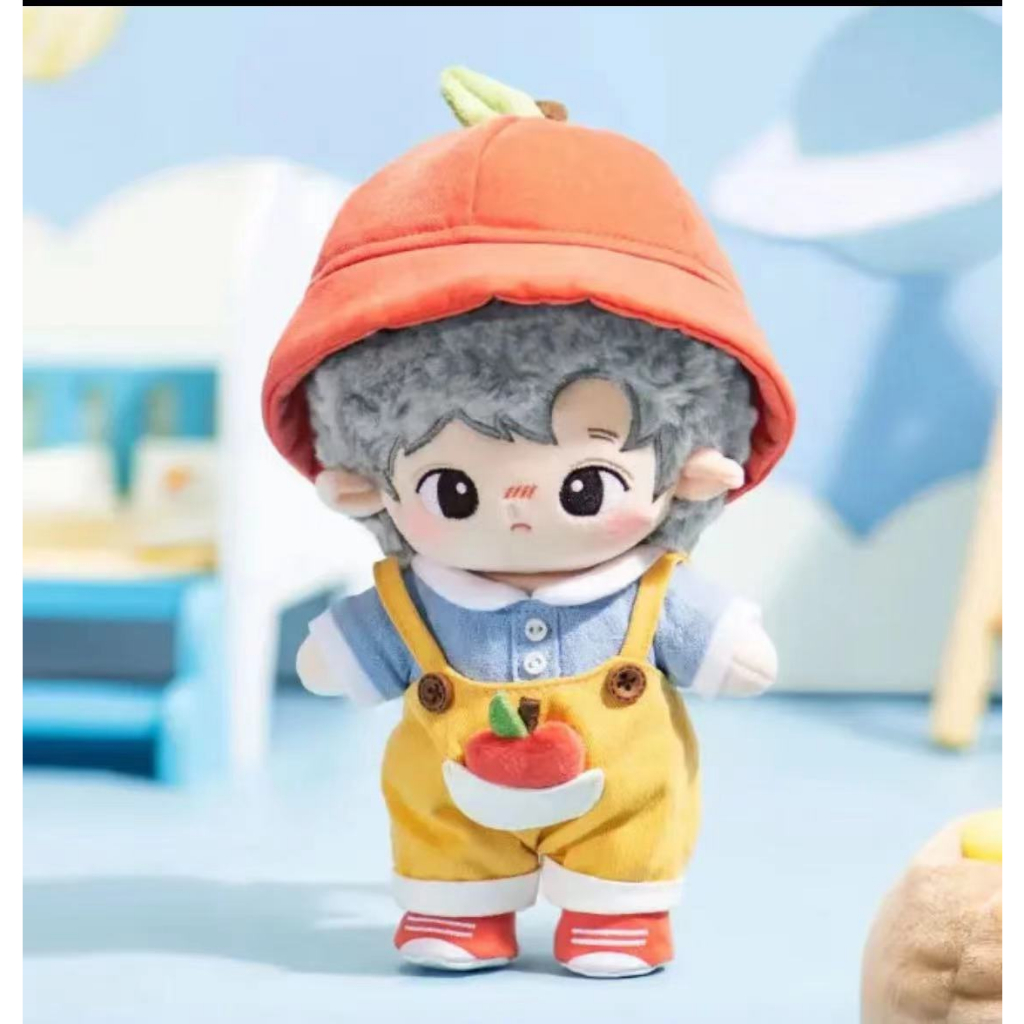 Popmart POPMART DIMOO ตุ๊กตาผ้าฝ้าย ซื้อคุณไปกินแอปเปิ้ล ตุ๊กตายัดไส้ ...