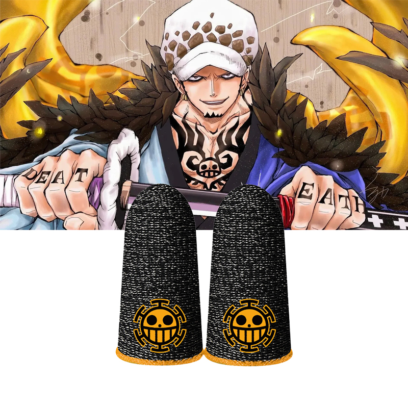 Hx ใหม่ ปลอกสวมนิ้วมือ กันลื่น ลาย One Piece-Luo Fanghan สําหรับเล่นเกม ...