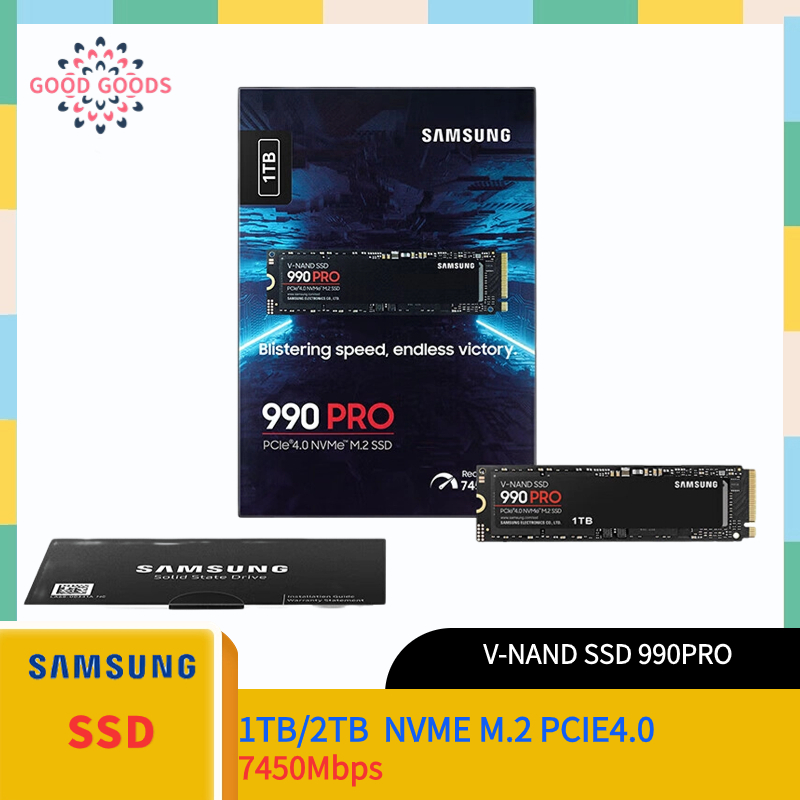 Samsung 990PRO 1TB2TB NVMe M.2 SSD 7450MB / s | Shopee Thailand