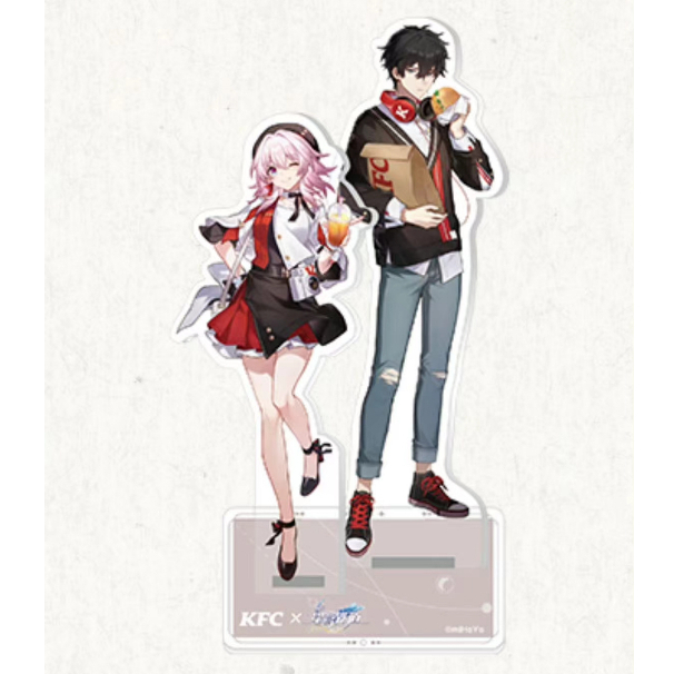 【CACG】Honkai · StarRail×KFC Goods Standee ที่วางแก้ว เลเซอร์ ตั๋ว ...